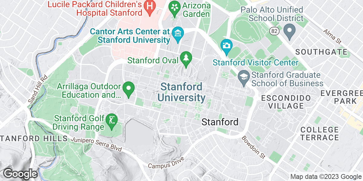 Stanford University Campus Map