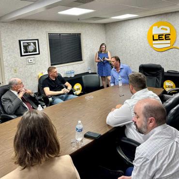 Senator Grassley tours manufacturer Lee Container, highlighting ...